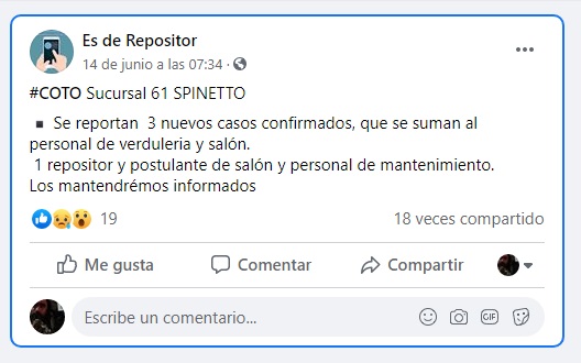 Reportan casos de coronavirus en el Jumbo Almagro y Coto Spinetto ...