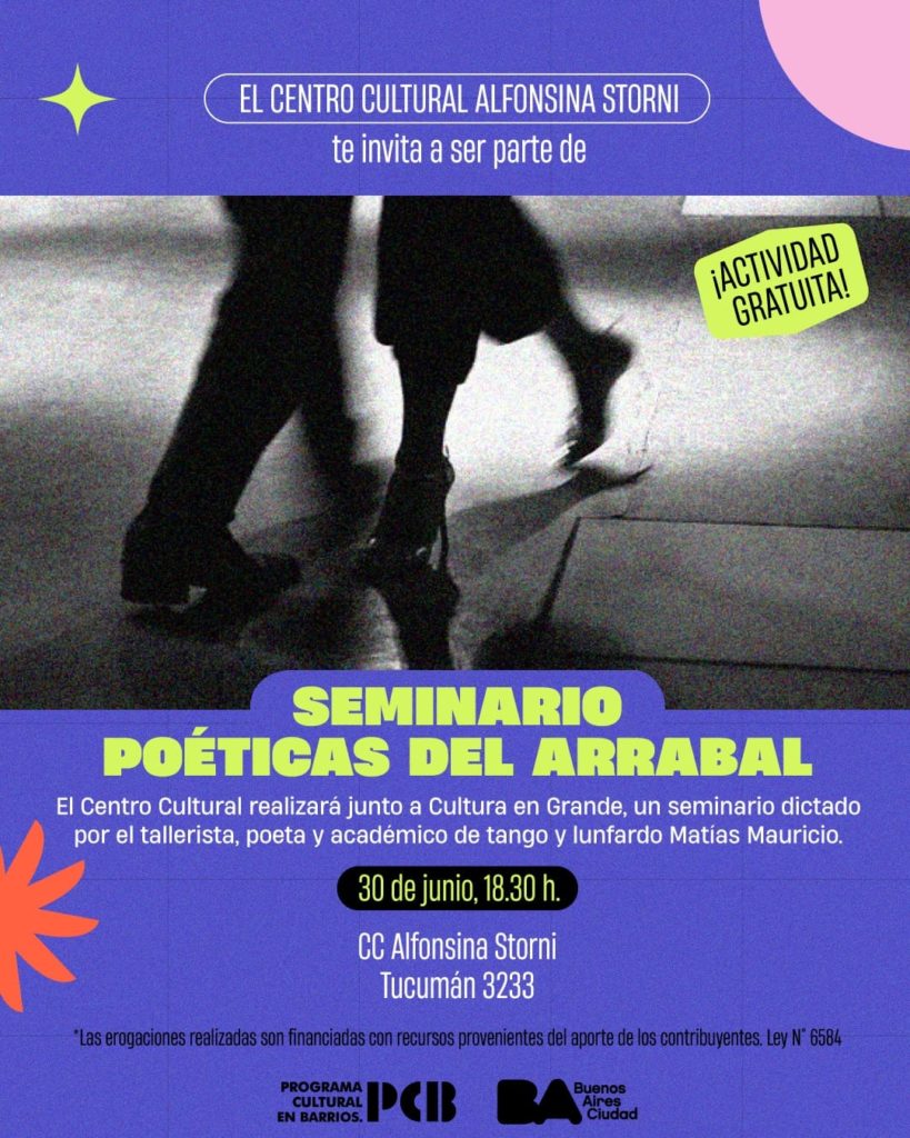 Entrada gratuita: el Centro Cultural Alfonsina Storni realiza el ...